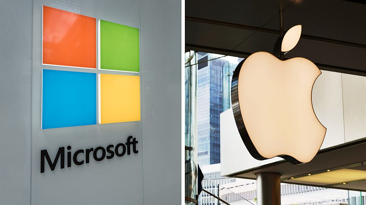 Apple и Microsoft — первые из американских корпораций с капитализацией ...